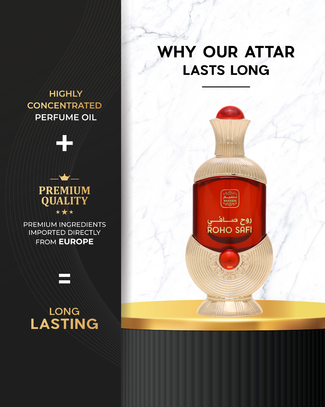 Roho Safi Perfume Oil 18ML | Naseem Perfume UAE – Naseem Perfume - UAE